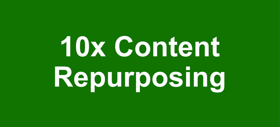 10x Content Repurposing: Expanded Audience - Return On Now