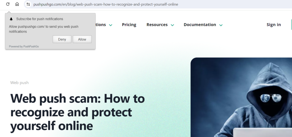 Why Browser Notifications are a Security Risk - Return On Now