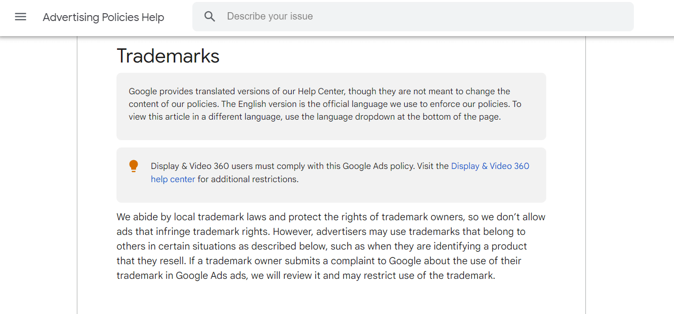 Trademarks in PPC--What to Know, What to Avoid - Return On Now
